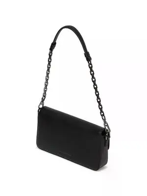 Karl Lagerfeld Small K/signature Chain Shoulder Bag - Black