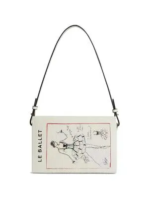 Karl Lagerfeld K/soiree Book-print Clutch Bag - Neutrals