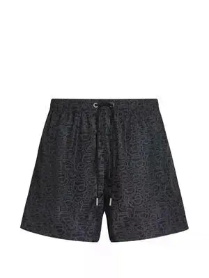 Karl Lagerfeld Ikon All-over-print Short Boardshorts - Black