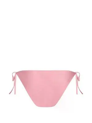 Karl Lagerfeld Signature Side-tie Bikini Briefs - Pink