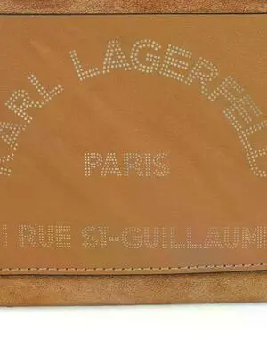 Karl Lagerfeld K/daily Mini Suede Tote Bag - Brown