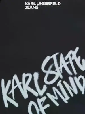 Karl Lagerfeld Logo-print Zip-around Phone Pouch