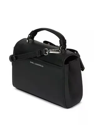 Karl Lagerfeld K/autograph Eyelet-embellished Bow Top Handle Bag