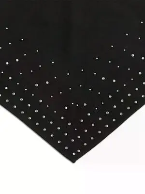 Karl Lagerfeld Autograph Rhinestone Triangle Scarf