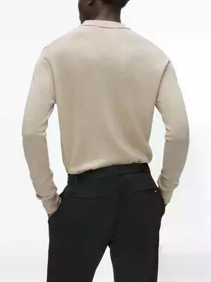 Karl Lagerfeld Long-sleeved Polo Shirt