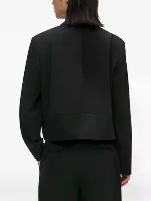 Karl Lagerfeld Cropped Blazer With Buckle Detail