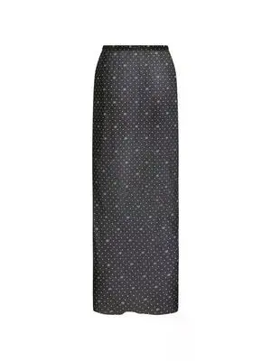Karl Lagerfeld Polka-dot Mesh Pareo