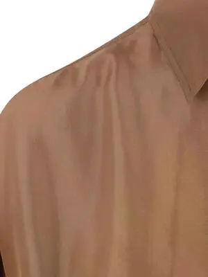 Brunello Cucinelli Silk Maxi Shirt Dress