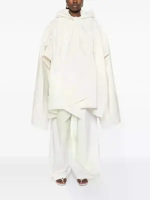 Moncler Hooded Cape - Neutrals