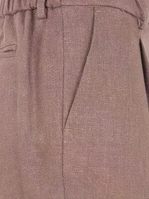 DRHOPE Pleated Tapered Trousers