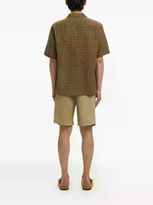 SELECTED Textured Short-sleeve Shirt