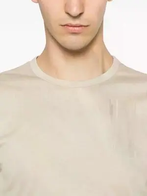 Sunspel Crew-neck Short-sleeve T-shirt - Neutrals