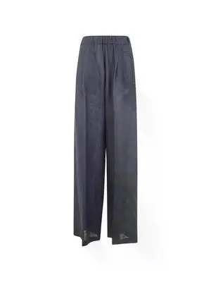 SEMICOUTURE Palazzo Pants - Black