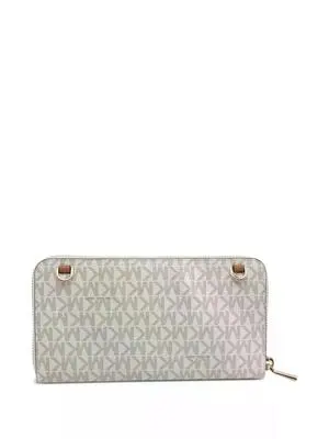 Michael Kors Jet Set Logo Print Cross Body Bag - Neutrals