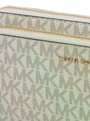 Michael Kors Jet Set Logo Print Cross Body Bag - Neutrals