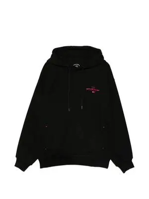 SONGZIO Hoodie With Logo Print - Black