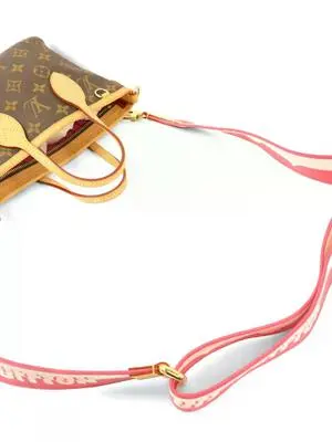 LOUIS VUITTON Monogram Canvas Tote Bag With Detachable Pouch - Brown