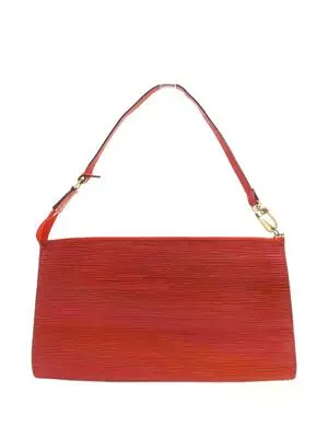 LOUIS VUITTON Detachable Strap Leather Bag - Red