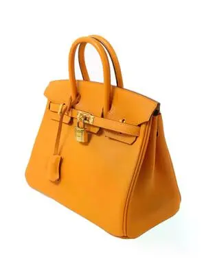 Hermès Birkin 25 Tote Bag - Orange