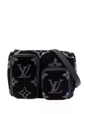 LOUIS VUITTON Speedy Multipocket Monogram Eclipse Shoulder Bag
