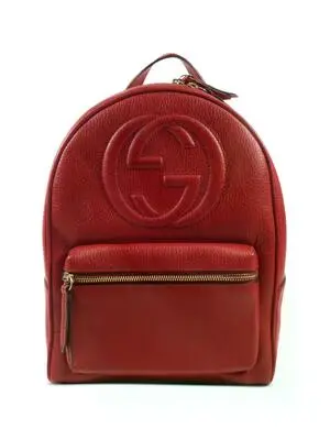 Gucci Logo Backpacks