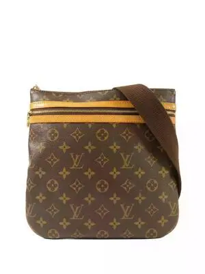 LOUIS VUITTON Monogram Bosphore Shoulder Bag - Brown