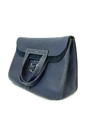 Hermès Halzan Shoulder Bag - Blue