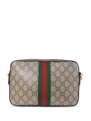 Gucci Ophidia Gg Supreme Monogram Canvas Cross Body Bag - Neutrals