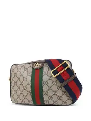 Gucci Ophidia Gg Supreme Monogram Canvas Cross Body Bag - Neutrals