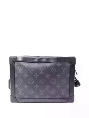 LOUIS VUITTON Soft Trunk Shoulder Bag In Monogram Eclipse Canvas