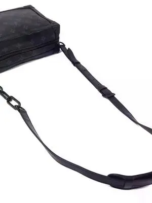 LOUIS VUITTON Soft Trunk Shoulder Bag In Monogram Eclipse Canvas