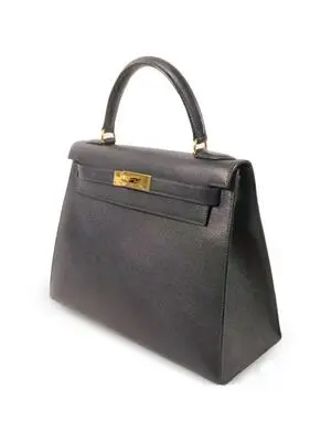 Hermès 28 Kelly Two-way Handbag - Blue