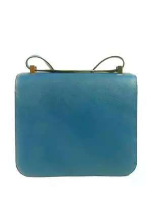Hermès 2016 Constance 24 Epsom Shoulder Bag - Blue