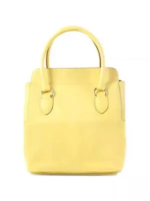 Hermès 20 Tool Box Tote Bag - Yellow