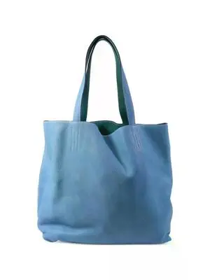 Hermès 28 Double Sens Tote Bag - Blue