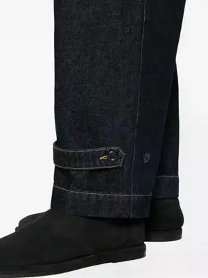 CULTURA Asymmetric Fastening Buttoned-cuff Jeans