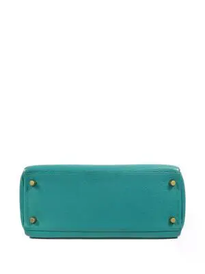 Hermès Kelly 28 Leather Tote Bag - Blue