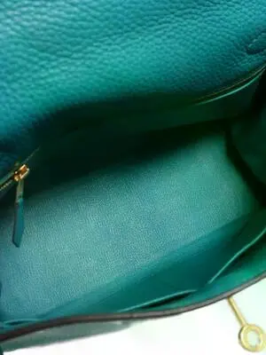 Hermès Kelly 28 Leather Tote Bag - Blue
