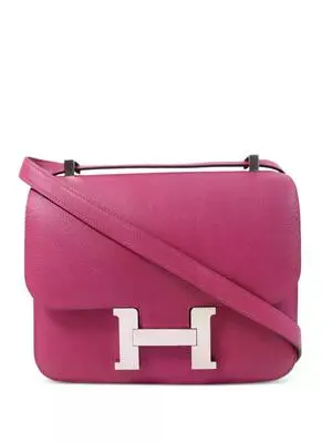 Hermès 24 Constance Shoulder Bag - Pink