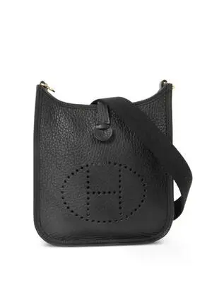 Hermès Taurillon Clemence Evelyne Shoulder Bag - Black