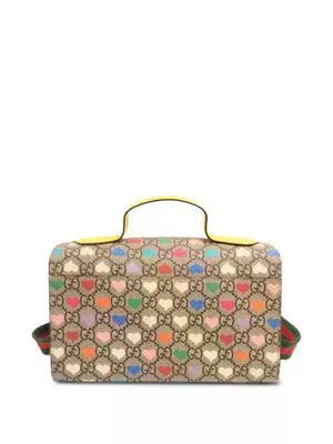 Gucci Gg Heart Print Shoulder Bag