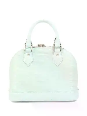 LOUIS VUITTON Epi Leather Alma Tote Bag - Blue
