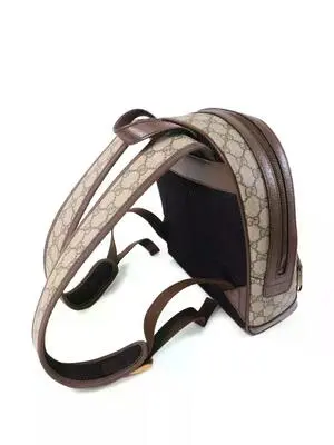 Gucci Ophidia Gg Supreme Canvas Backpack - Brown