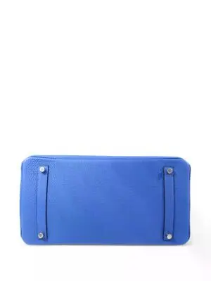 Hermès 35 Birkin Togo-leather Tote Bag - Blue