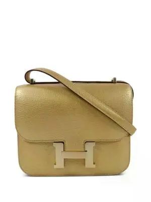 Hermès 2024 Mini Constance Crossbody Bag - Gold