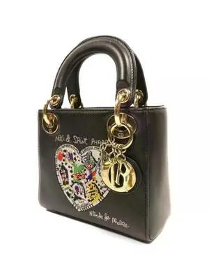 Dior Lady Niki De Saint Phalle Tote Bag - Black