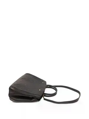 LOUIS VUITTON Monogram Empreinte Montaigne Mm Shoulder Bag - Black
