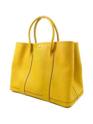 Hermès Pm Garden Party Negonda-leather Tote Bag - Yellow