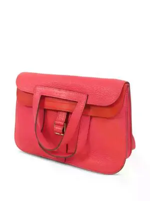 Hermès Halzan Shoulder Bag - Pink