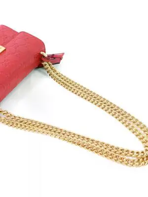 Gucci Padlock Gg Shoulder Bag - Red